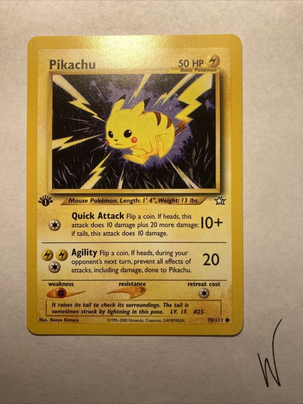 Pikachu 70/111 - 1st Edition - Neo Genesis - NM | #60026113