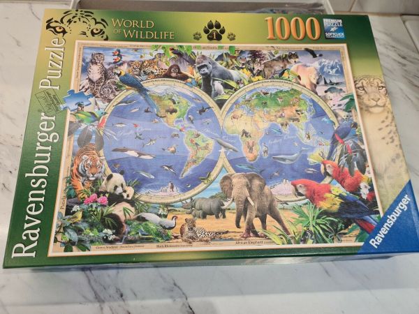 Ravensburger 1000 Piece Jigsaw Puzzle World Of Wildlife Made Once ...