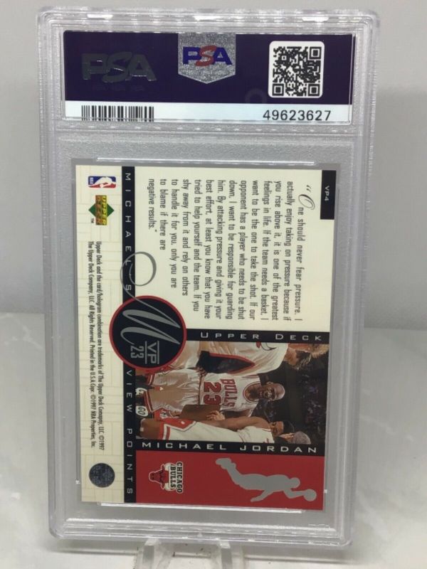 1996 Upper Deck Jordan’s Viewpoints VP4 Michael Jordan PSA 9 | #60966670