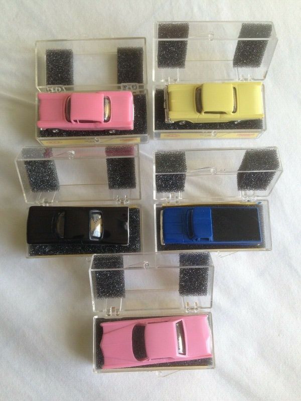 MEV Slot Cars Set Of 5 - - 3 With NOS Aurora T - Jet Chassis | #60151084