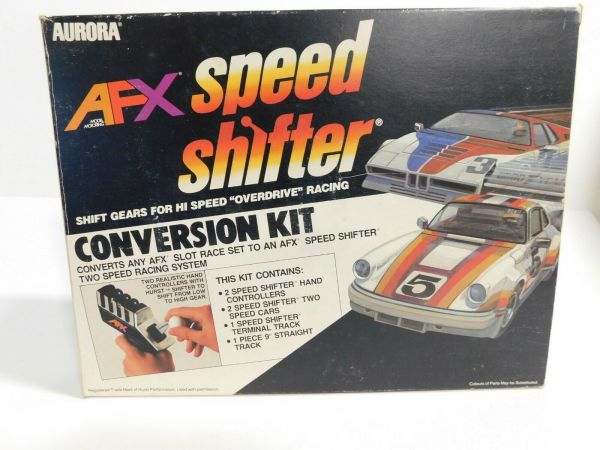 Aurora AFX Slot Car Speed Shifter Conversion Kit 1470 2 Controllers ...