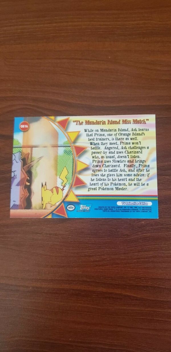 Pokemon Card Orange Islands The Mandarin Island Miss Match (creased ...