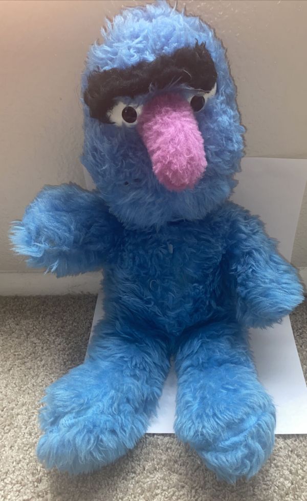 VTG Knickerbocker SESAME STREET Muppet Plush HERRY Monster Stuffed ...
