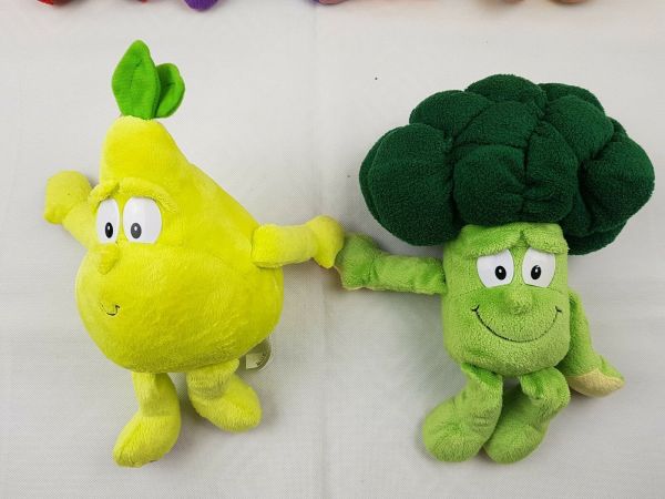BUNDLE OF X 6 CO - OP GOODNESS GANG PLUSH FRUITS AND VEGETABLES ...