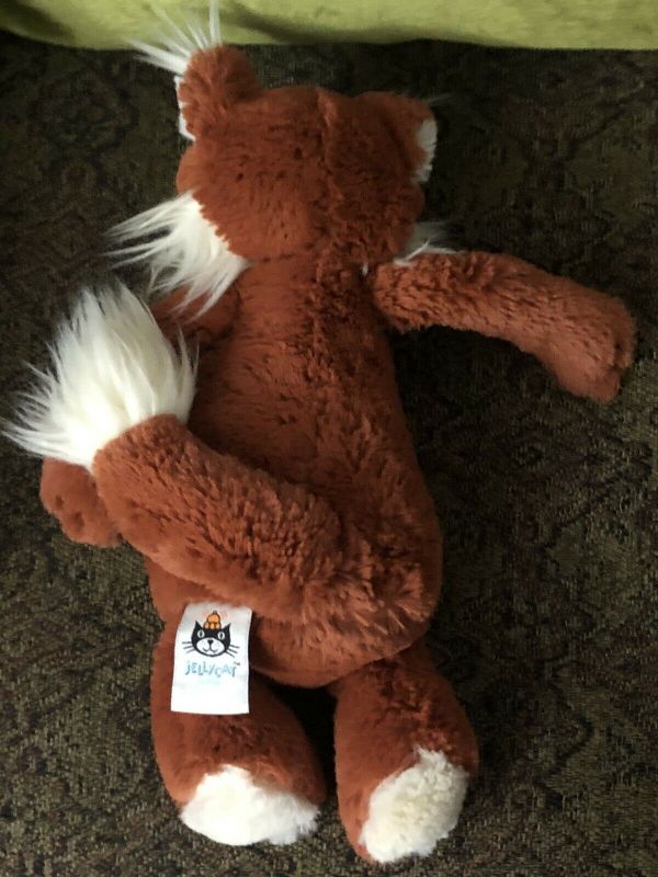 Jellycat 12” Bashful Woodland Red Fox Furry Plush Stuffed Animal Toy ...