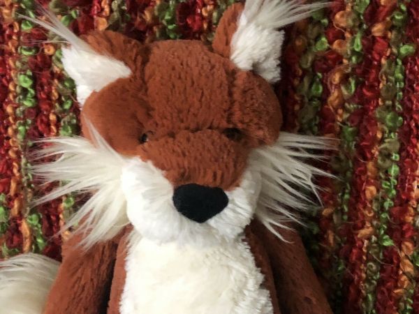 Jellycat 12” Bashful Woodland Red Fox Furry Plush Stuffed Animal Toy ...