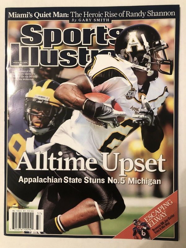 Dexter Jackson Appalachian State All Time Upset Sports Illustrated No ...