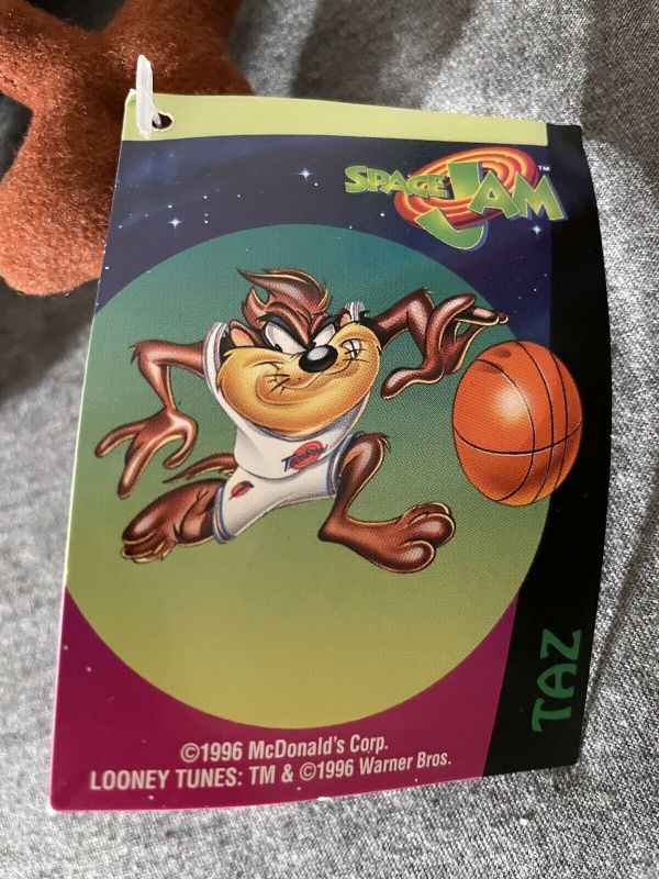 Vintage 1996 Space Jam Taz Tasmanian Devil Looney Tunes McDonald ' S ...