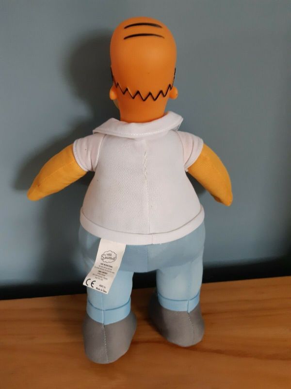 Official The Simpsons Homer Simpson Large Talking Plush Toy 2005 ...