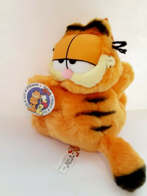 Paws Garfield Plush Window Cling Suction Cup Cat NWT Garfield And Odie ...