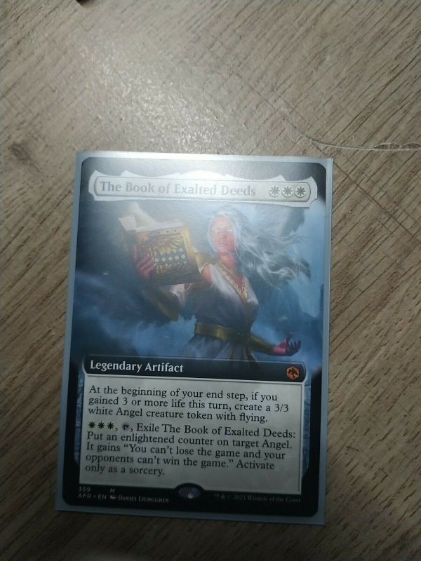 X1 The Book Of Exalted Deeds - Extended Art M MTG Adventures In The ...