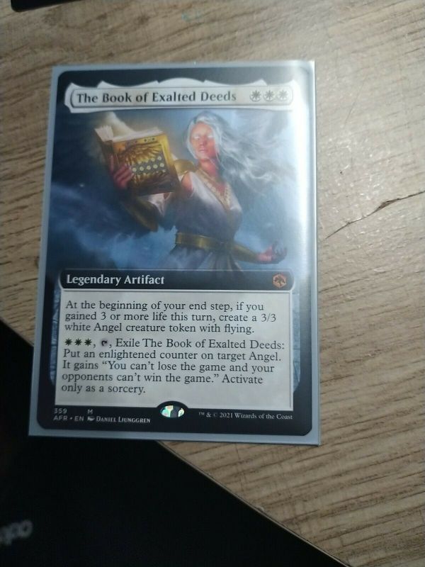 X1 The Book Of Exalted Deeds - Extended Art M MTG Adventures In The ...