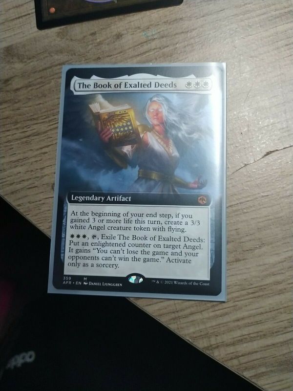 X1 The Book Of Exalted Deeds - Extended Art M MTG Adventures In The ...