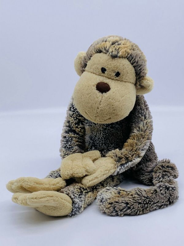 Jellycat Monkey Medium Mattie Puddle Plush Doll Brown Stuffed Animal ...