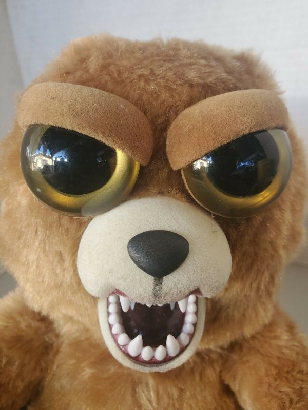 Feisty Pets GROWLS ALOT Brown Bear 8 " Plush Stuffed Animal | #60446958