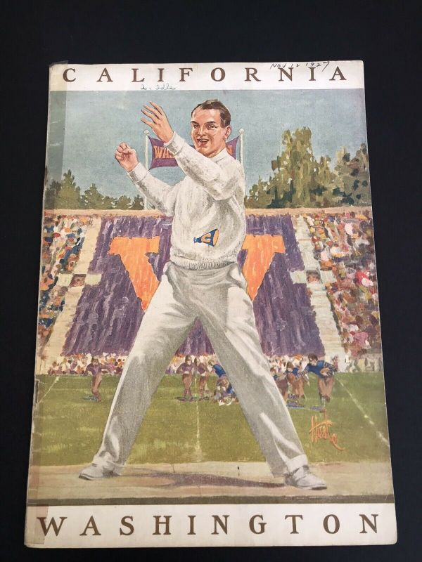 1927 Washington Huskies Vs Cal Bears College Football Program | #61375302