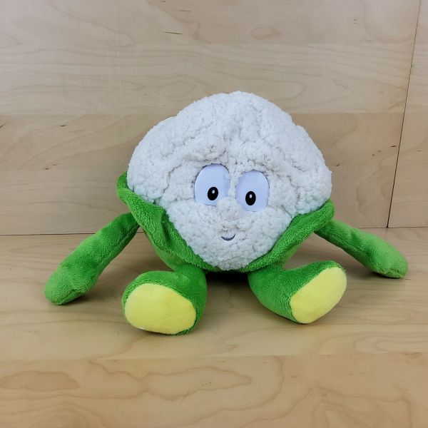 2 X GOODNESS GANG Co Op COLIN CAULIFLOWER & RUBY RADISH BUNDLE SOFT TOY ...