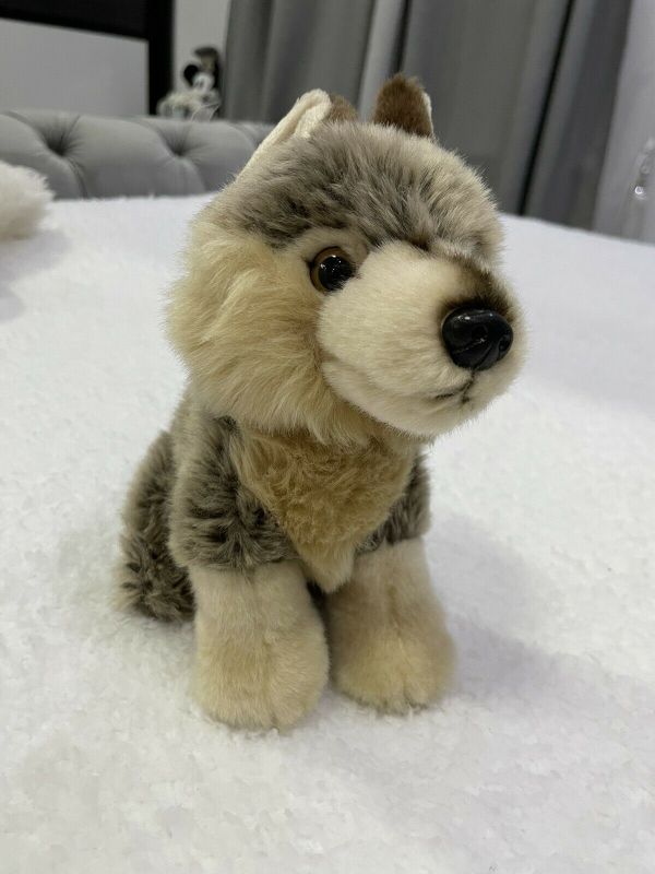 German Shepard Puppy Dog Plush Stuffed Animal Brown Black Soft Toy ...