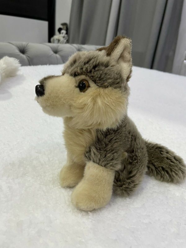 German Shepard Puppy Dog Plush Stuffed Animal Brown Black Soft Toy ...