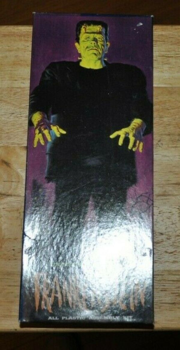 Vintage Aurora 1961 Frankenstein Plastic Model Kit With Instruction ...