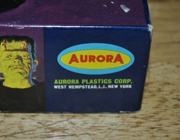 Vintage Aurora 1961 Frankenstein Plastic Model Kit With Instruction ...