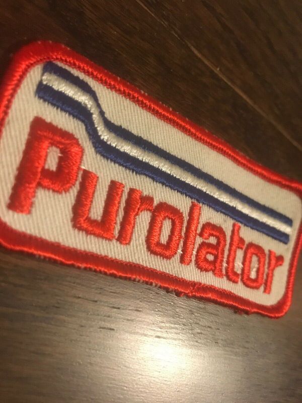 PUROLATOR CAR RACING TEAM OIL AIR FILTER EMBROIDERED PATCH Sew On ...