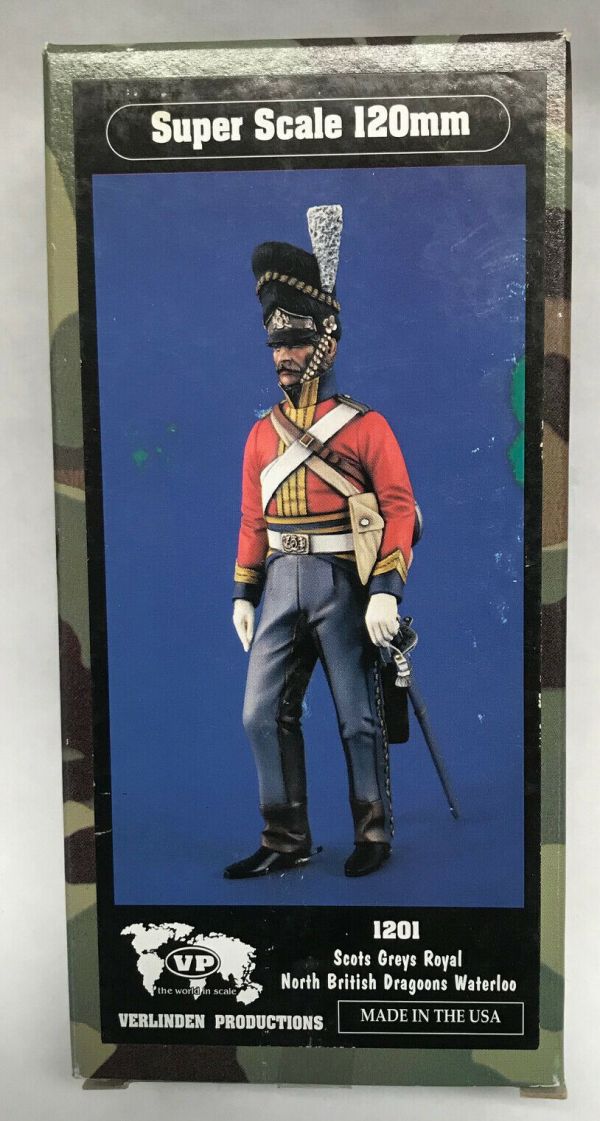 1/16 120MM VERLINDEN Scots Greys Royal North British Dragoons Waterloo ...