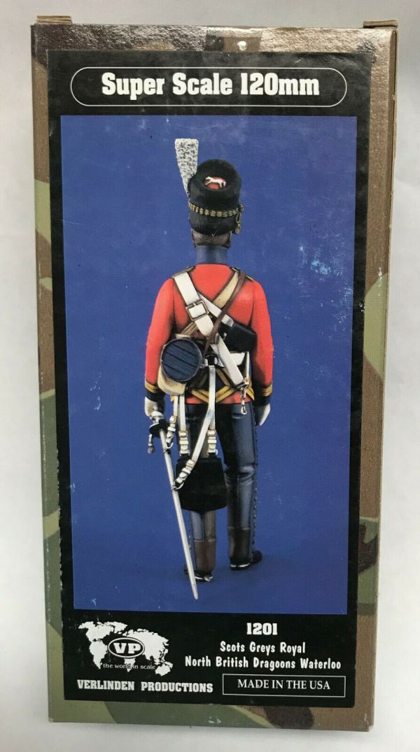 1/16 120MM VERLINDEN Scots Greys Royal North British Dragoons Waterloo ...