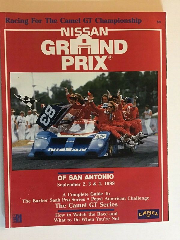 1988 NISSAN GRAND PRIX OF SAN ANTONIO CAMEL GT CHAMPIONSHIP RACE ...