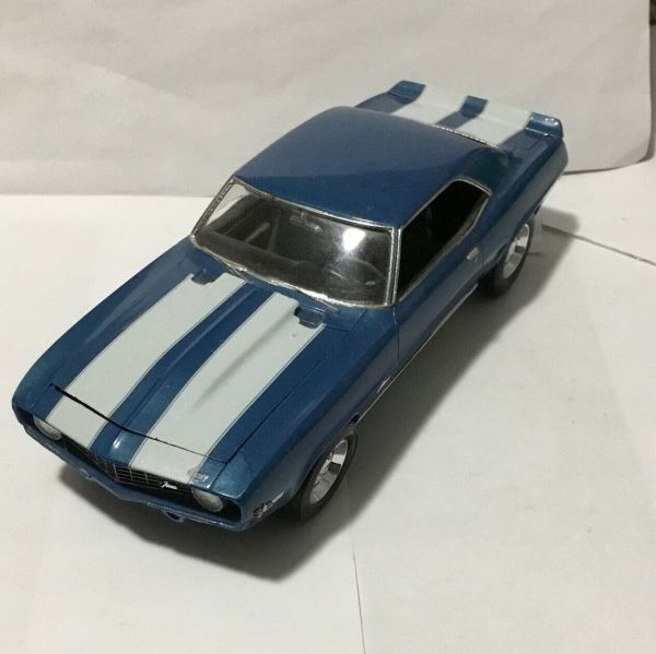BUILT MODEL CAR 1969 CHEVY CAMARO Z28 OLDER BUILT 1/25 SCALE CAR ...