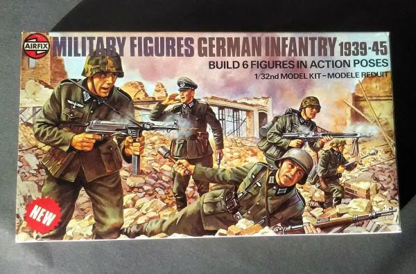 Vintage & Rare 1/32 Airfix WW2 German Infantry Europe Multipose Figure ...