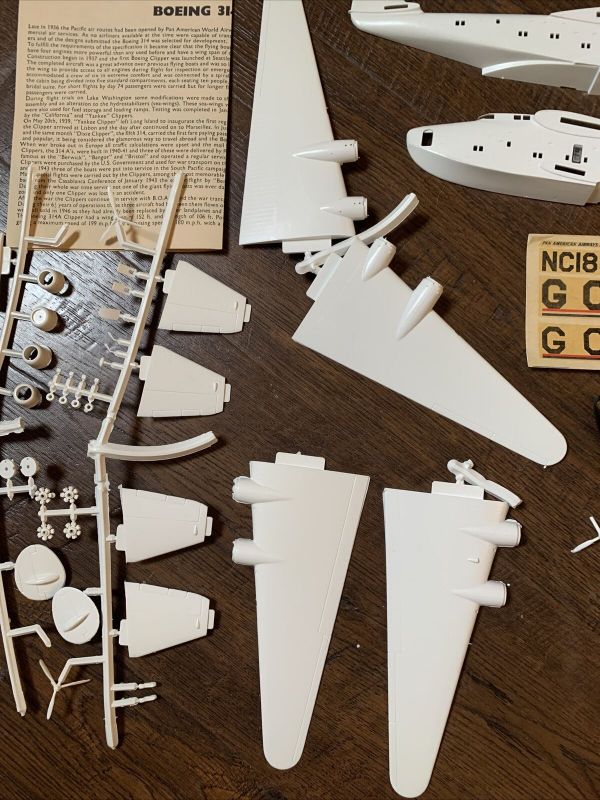 AIRFIX BOEING CLIPPER 1/144 SCALE PLASTIC MODEL KIT VINTAGE Craft ...