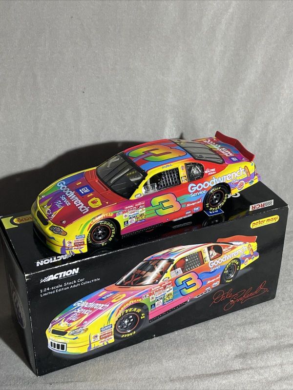 Dale Earnhardt Sr 2000 Action Peter Max 1/24 All Star Race Monte Carlo ...