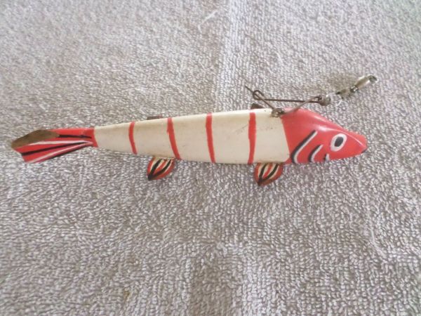 Vintage 6 1/2 Inch Frank Mizera Ely Minnesota Hand Carved Spearing ...