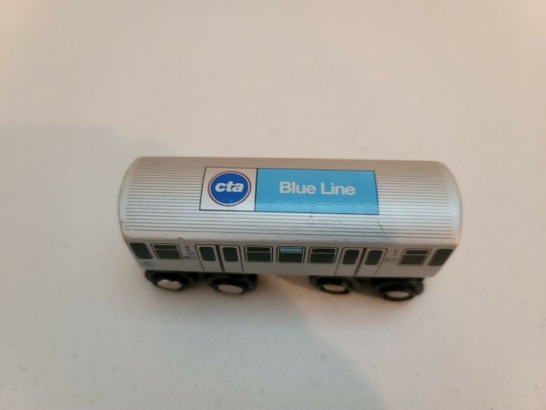 Munipals Wooden Train Chicago CTA Blue Line With Thomas Wooden Ik ...