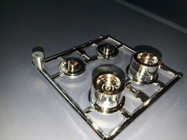 1/25 Scale Model Car Parts Custom Wheel Set Skinny And Wide | #60715191