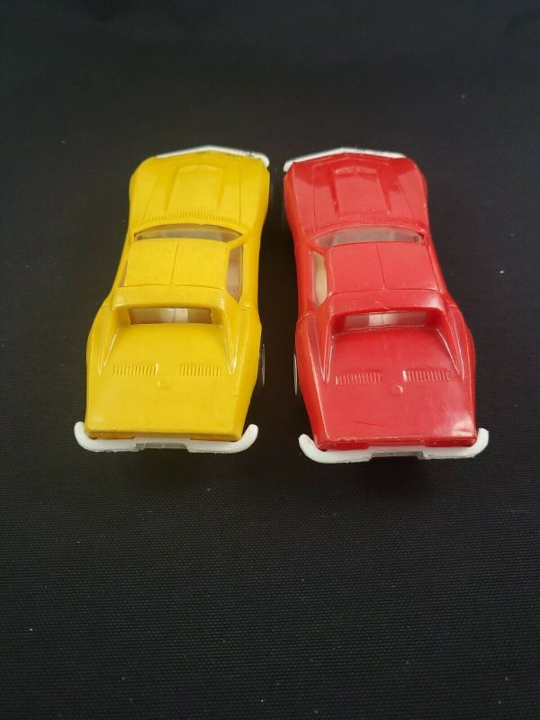Vintage 1970 ' S Tonka Corvette Stingray Red And Yellow Plastic Cars ...