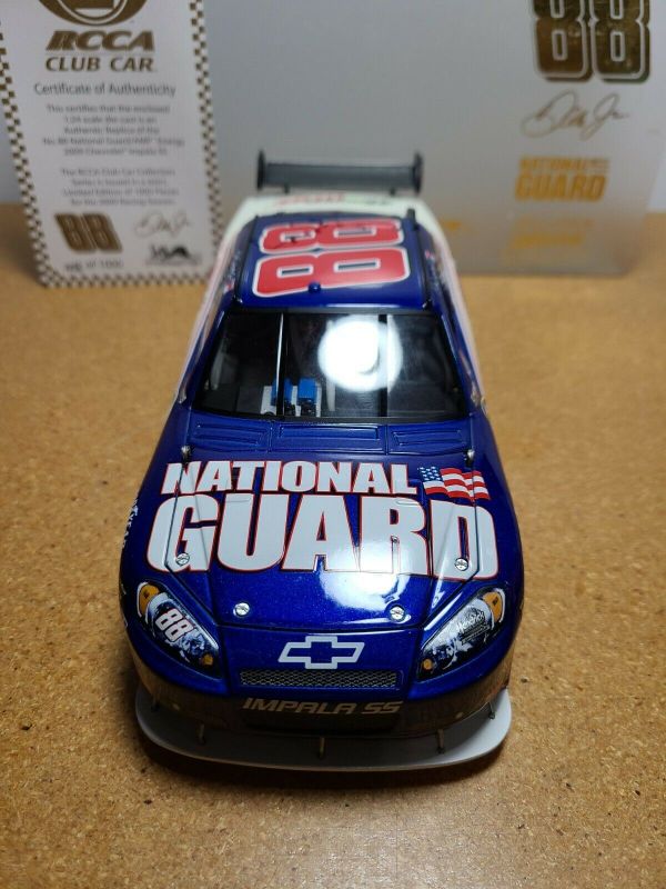 2009 Dale Earnhardt Jr 88 National Guard / Amp 1:24 NASCAR Action Club ...
