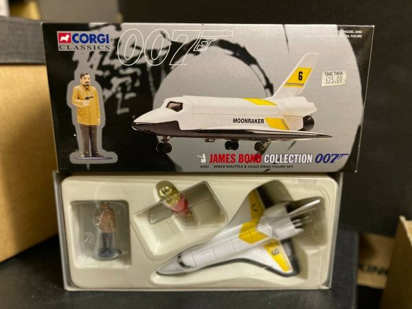 CORGI Boxed JAMES BOND 007 MOONRAKER Space Shuttle Model & Drax ...