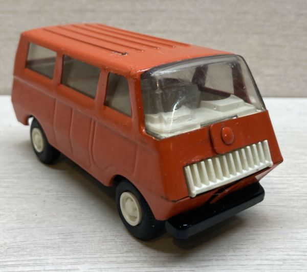 RARE Vintage TONKA PRESSED STEEL Mini Emergency Van Orange 1970s All ...
