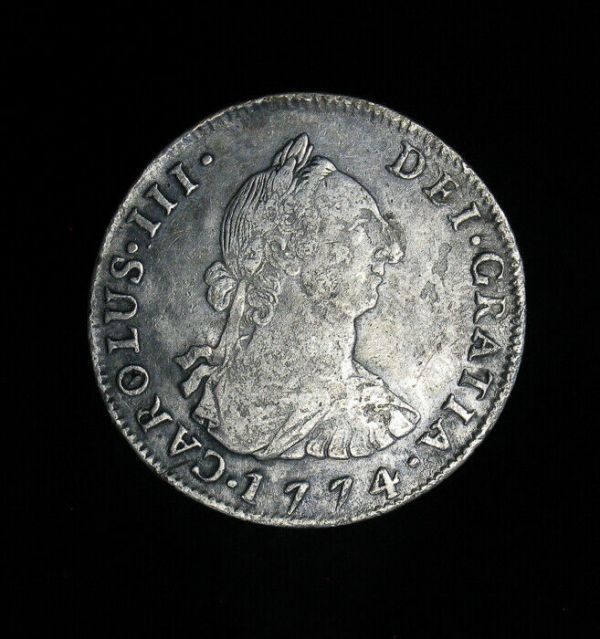 1774 PTS JR Bolivia 4 Reales Silver Coin Charles III | #60971341