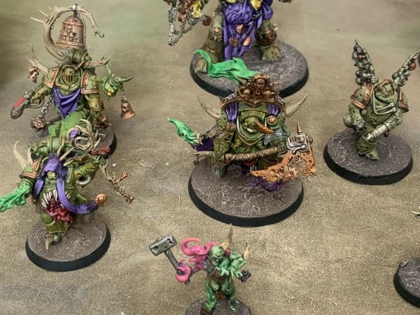 Warhammer 40k Death Guard Army Battle Ready, Painted | #61172230