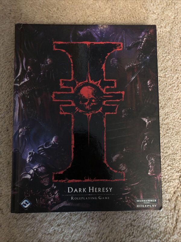 Warhammer 40K Roleplaying Dark Heresy 2nd Edition Core Rulebook RPG ...