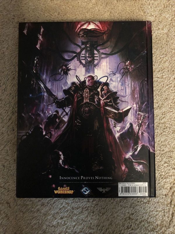Warhammer 40K Roleplaying Dark Heresy 2nd Edition Core Rulebook RPG ...