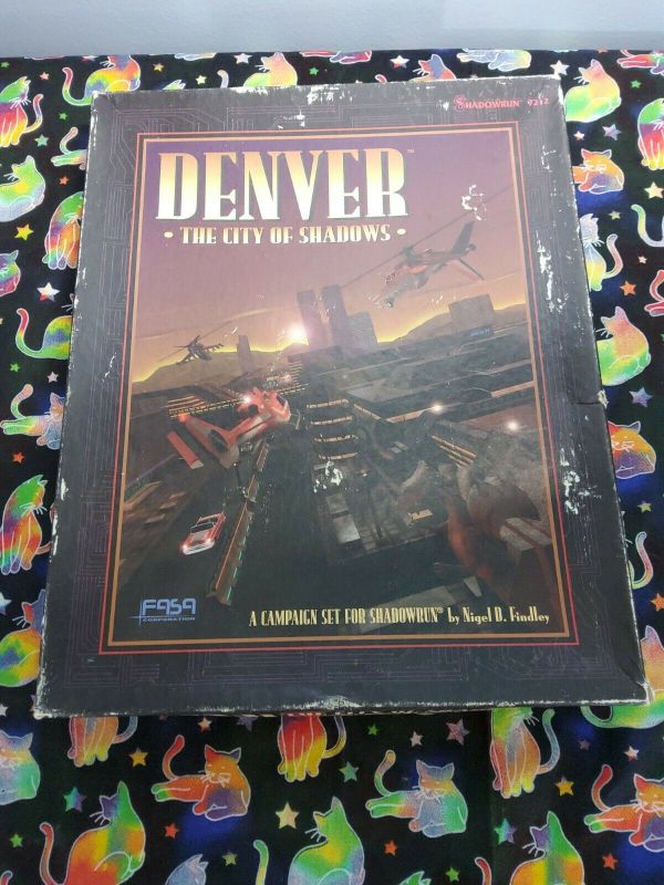 Denver The City Of Shadows Shadowrun Second 2nd Edition Roleplaying RPG ...