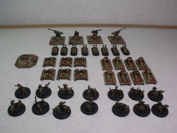 Steve Jackson Ogre Boardgame Miniatures Set 1 Painted | #61258755
