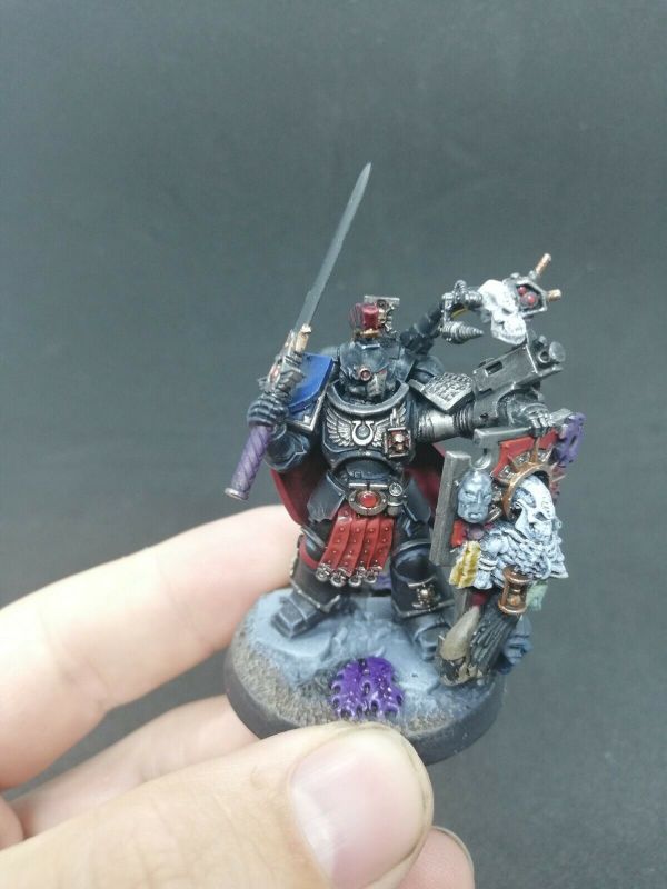 40k Deathwatch Space Marines Custom Captain With Sword And Sheild ...