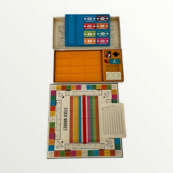 Vintage Stock Market Game Deluxe Edition Board Game Whitman 1968 ...