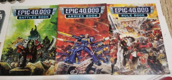Warhammer 40k Epic Rulebooks Complete, Armies, Battle And Rules Book ...