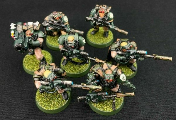 Scouts With Sniper Rifles X7 - Dark Angels - Space Marines - Warhammer ...